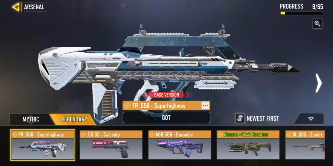 Selling stacked codm account (manta ray, ghost plasma and many rare gun ...