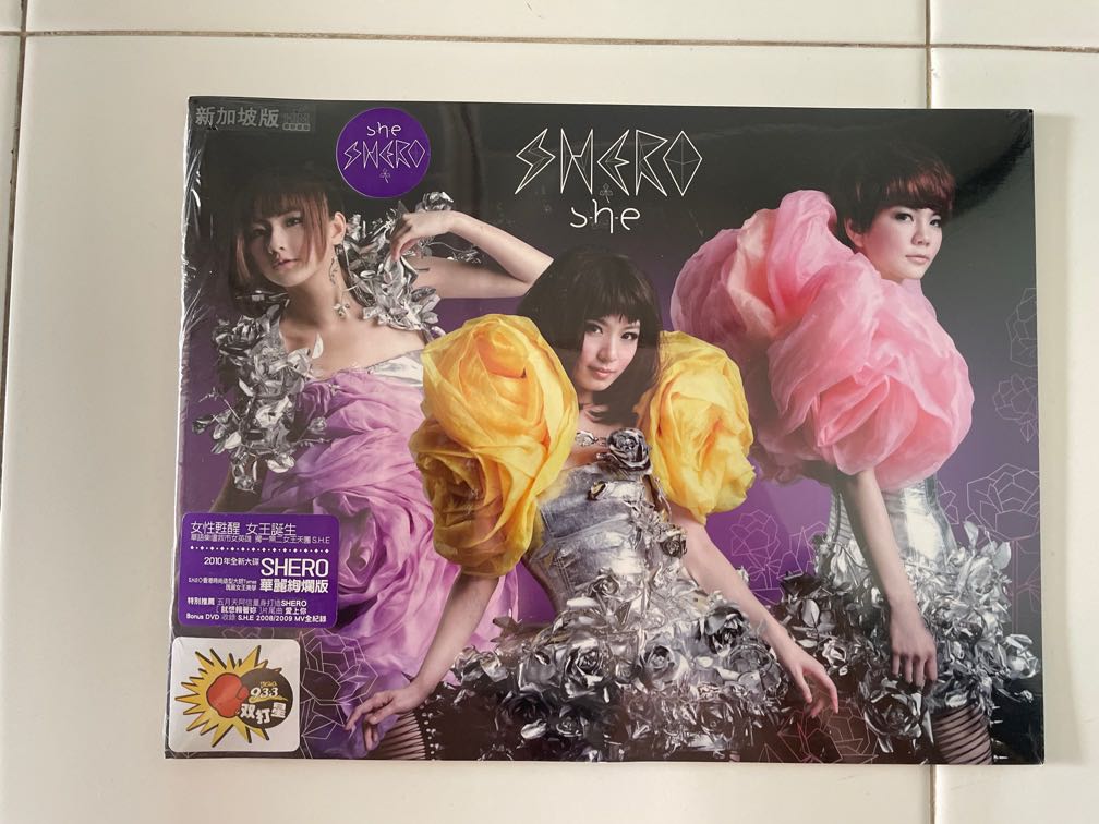 S.H.E Shero Album Singapore Version (CD/BONUS DVD), Hobbies & Toys ...