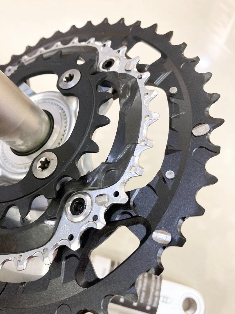 Shimano Deore XT M770 Hollowtech 2 Triple Crank 44T 32T 22T, Sports Equipment, Bicycles & Parts ...