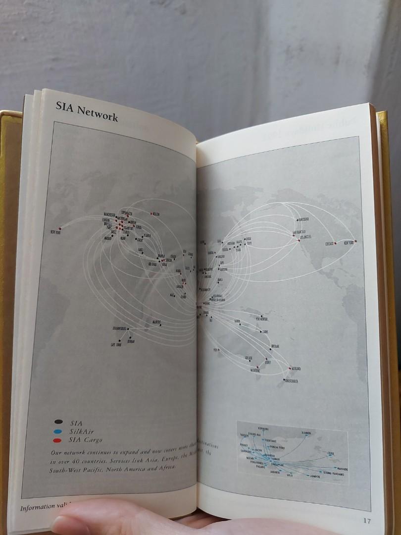Singapore Airlines 1997 50th anniversary planner unused, Hobbies & Toys ...