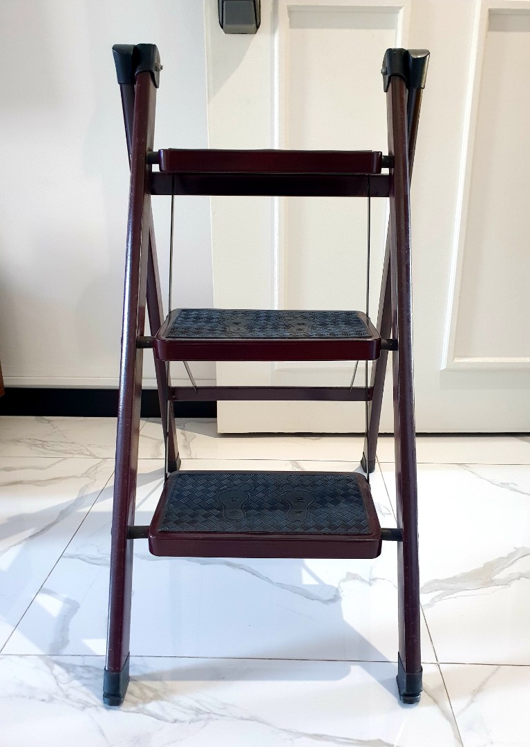 Slim folding kitchen ladder, Furniture & Home Living, Furniture, Other ...