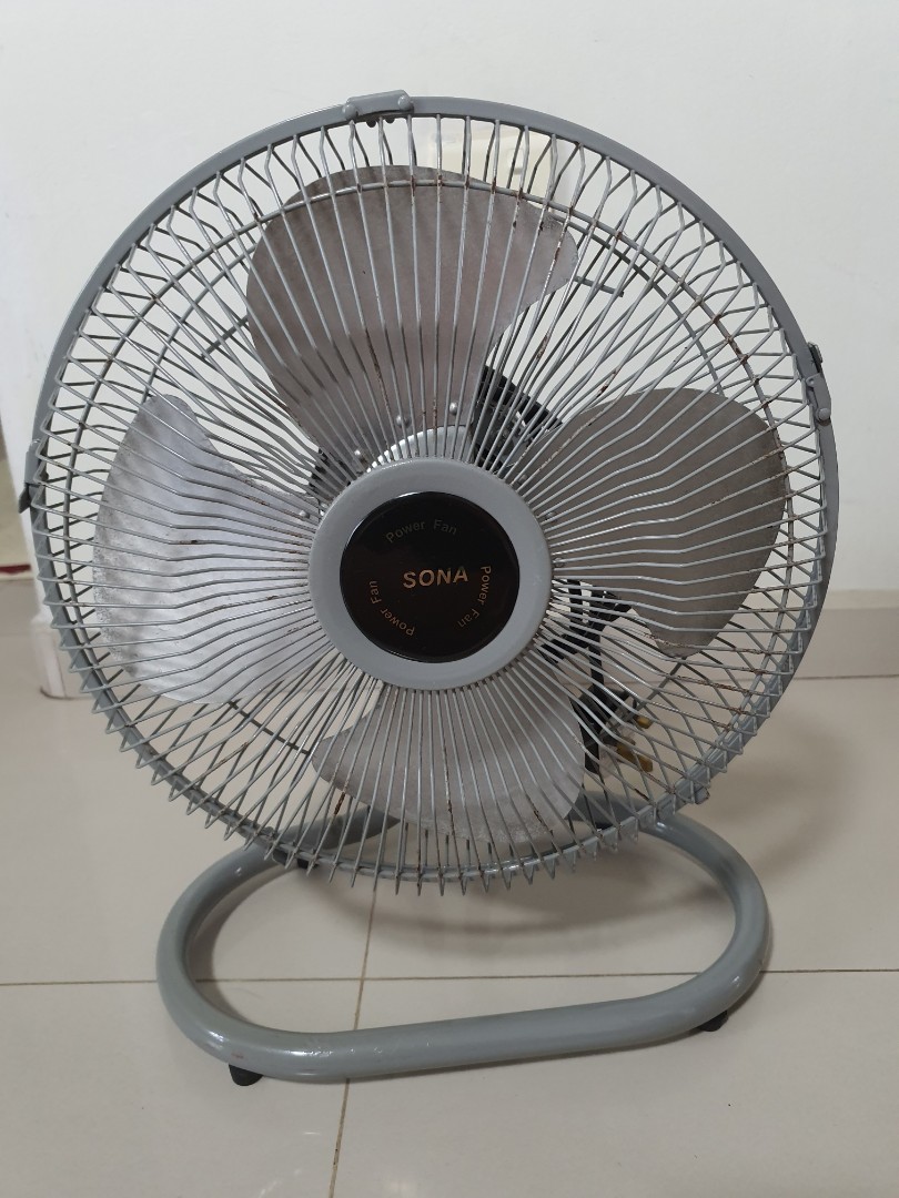 Sona table fan 12", TV & Home Appliances, Air Conditioners & Heating on ...