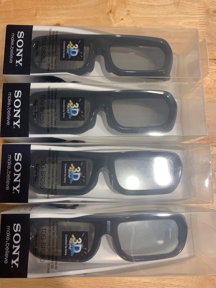 Sony 3D Glasses (4 glasses), TV & Home Appliances, TV & Entertainment ...