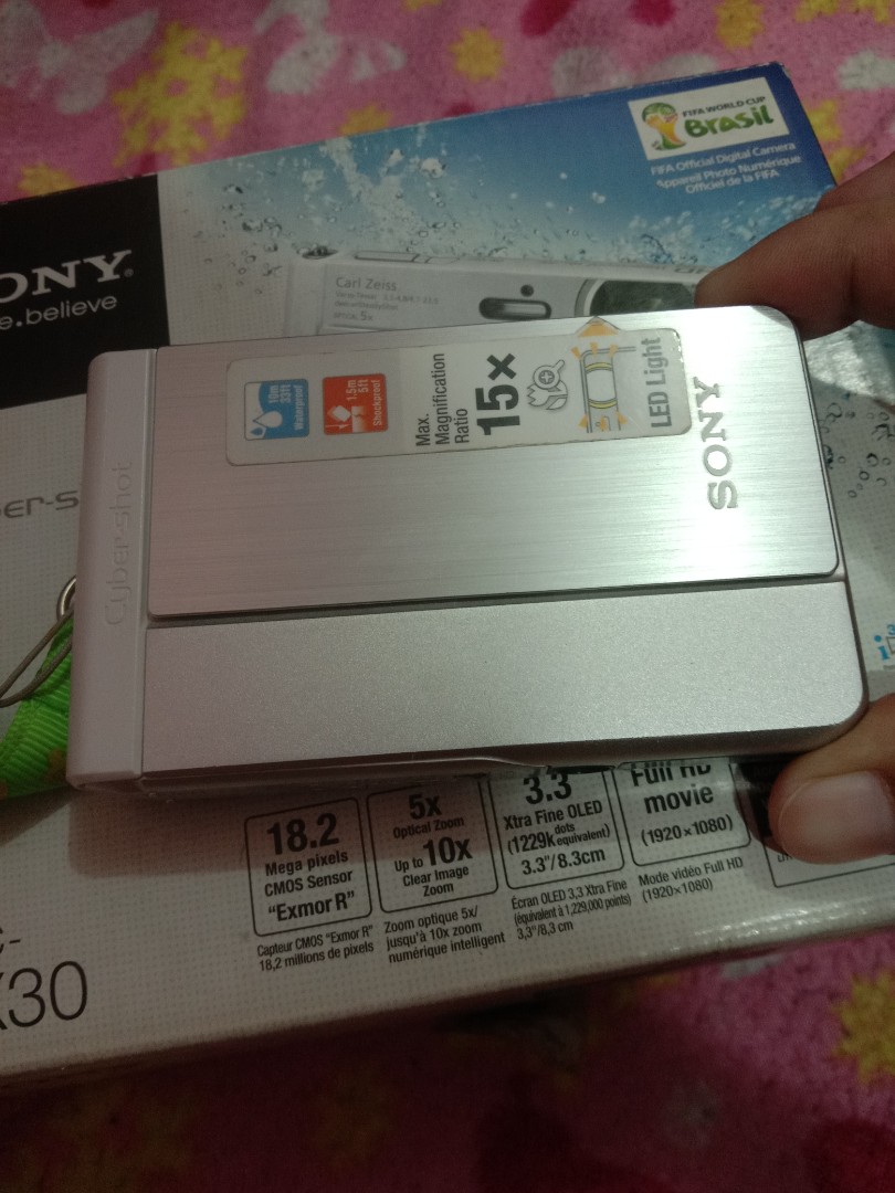 Sony tx30 waterproof camera, Photography, Cameras on Carousell