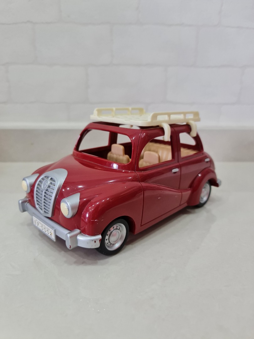 Sylvanian Families Red Family Car Saloon, Hobbies & Toys, Toys & Games ...