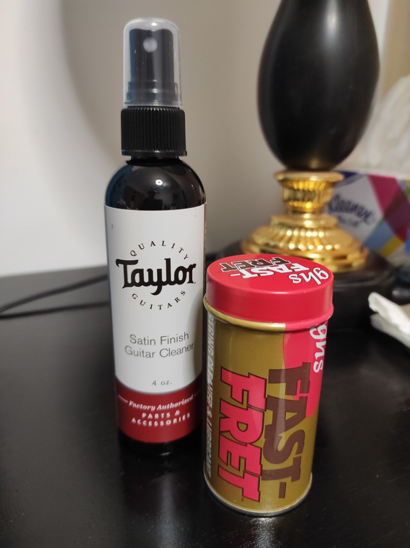 Taylor Guitar Satin / Matte Finish cleaner + GHS Fret / string Cleaner ...