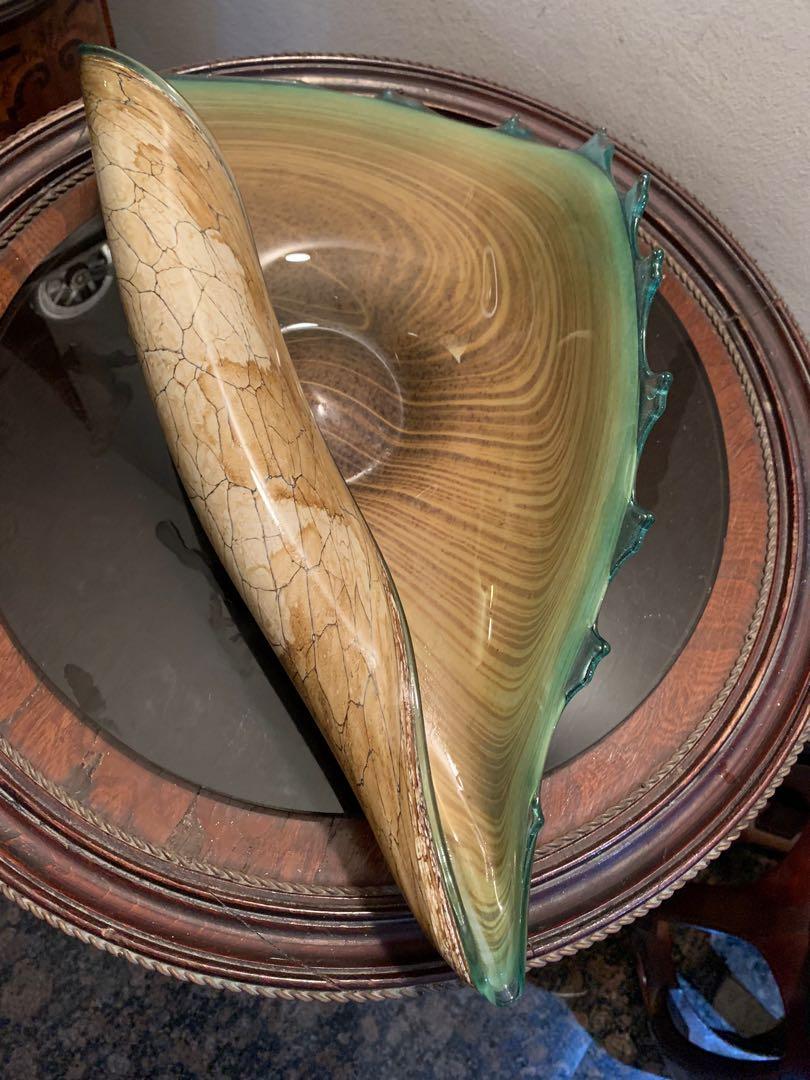 Unique Shell-shaped Glass Bowl, Furniture & Home Living, Home Decor ...