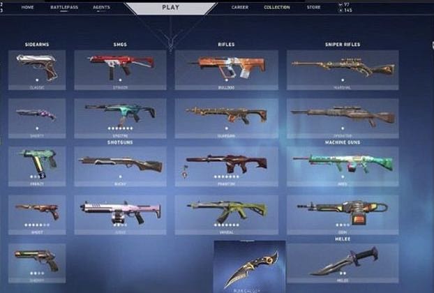 Valorant Account Ruin Dagger, Video Gaming, Gaming Accessories, Game ...