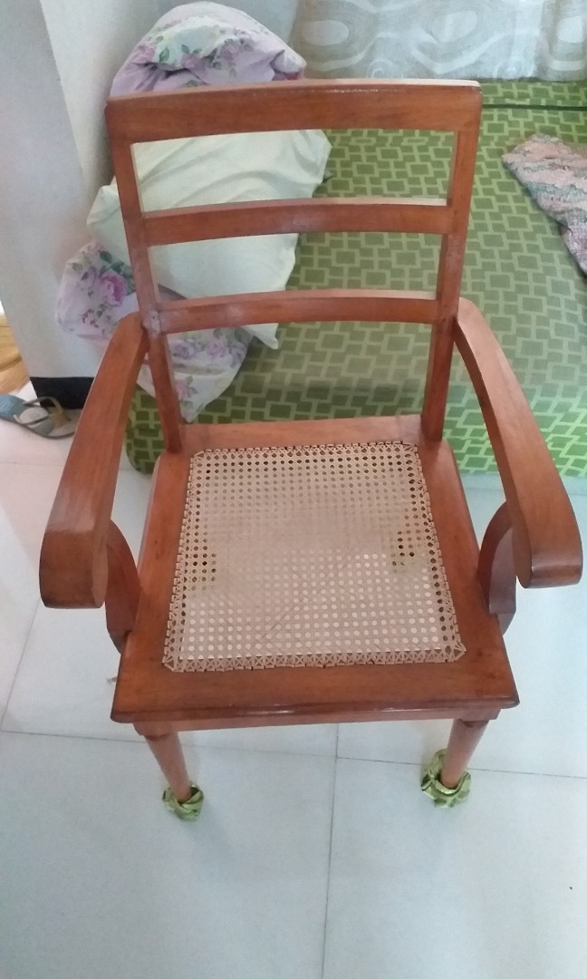Vintage Solihiya Narra Chair, Furniture & Home Living, Furniture ...