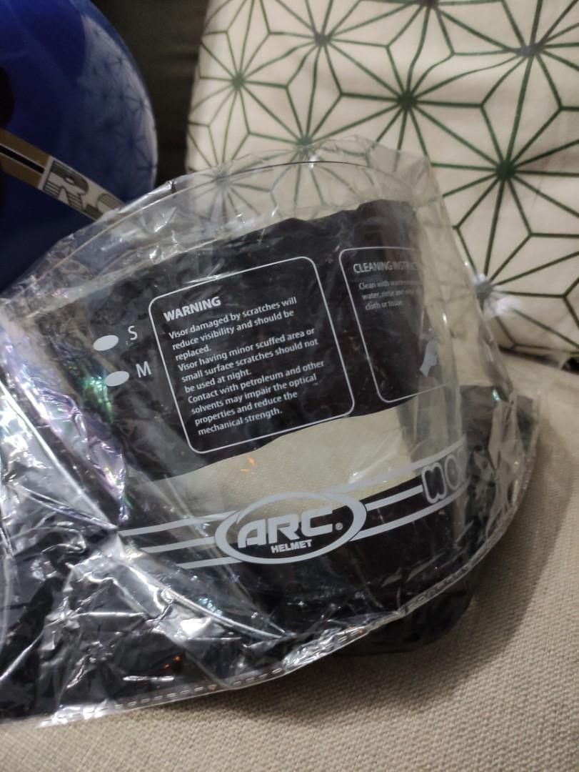 Visor original putih arc ritz, Motorbikes on Carousell
