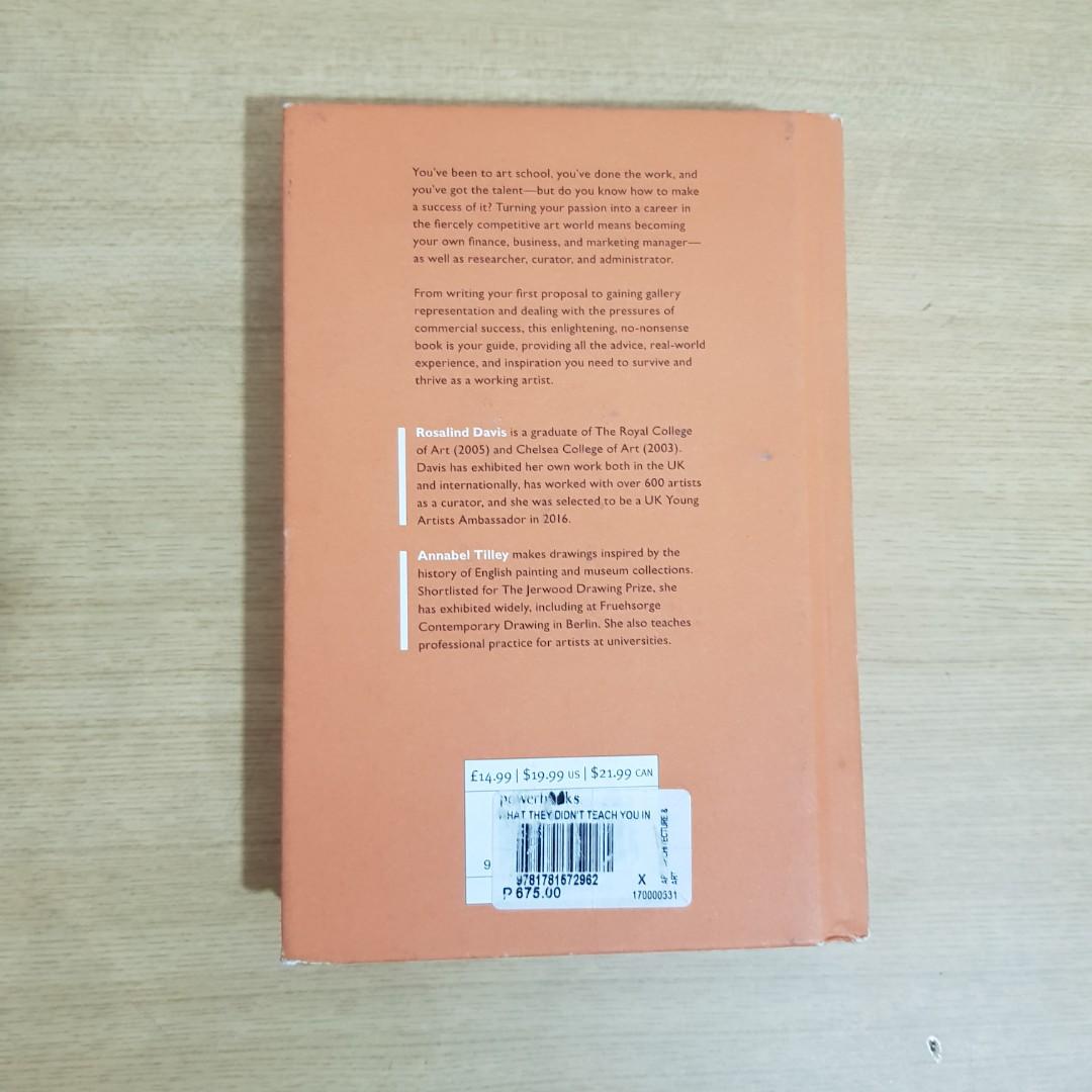 What They Didn T Teach You In Art School Book Hobbies Toys Books