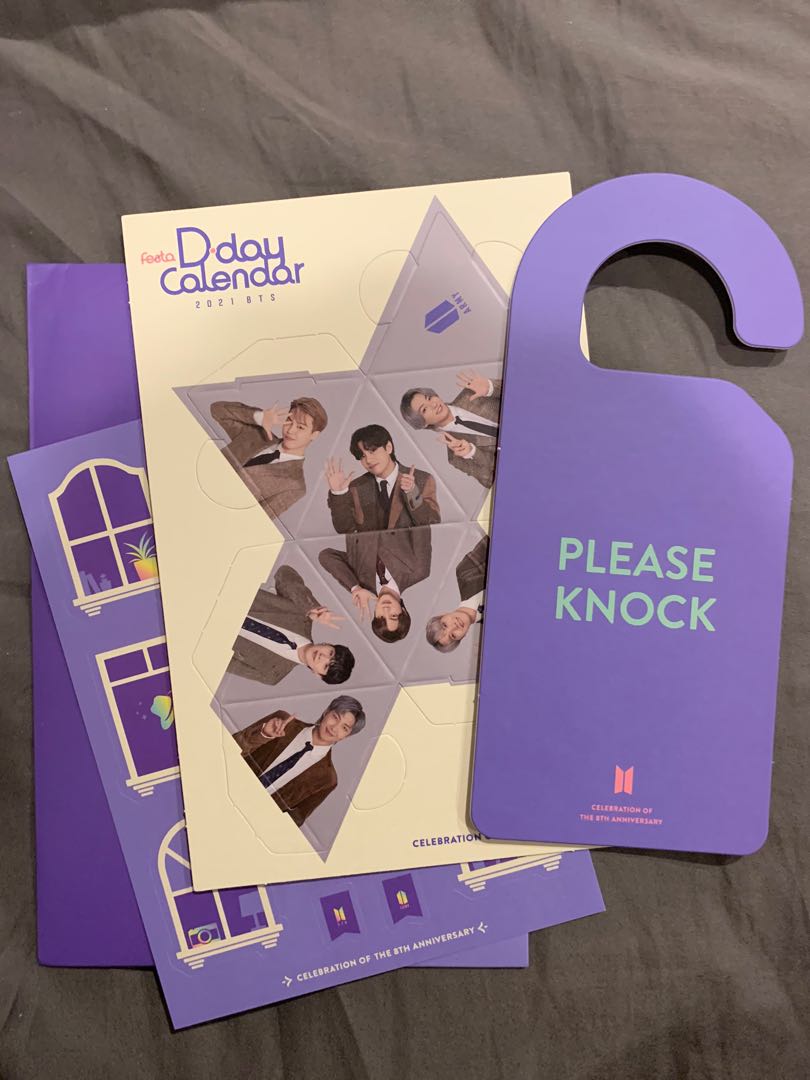 WTS BTS FESTA CALENDAR Welcome Kit, Hobbies & Toys, Collectibles ...