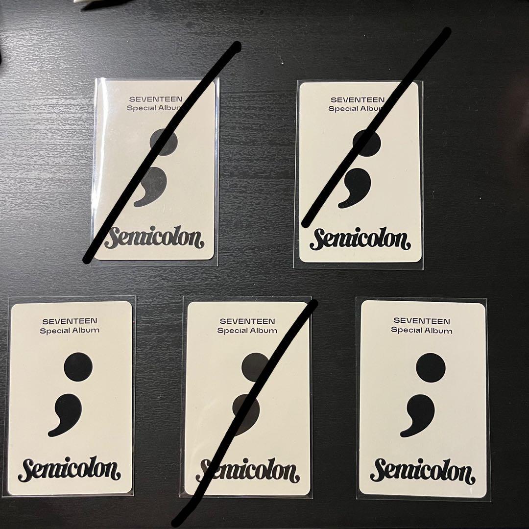 WTS SEVENTEEN SEMICOLON PC, Hobbies & Toys, Collectibles & Memorabilia ...