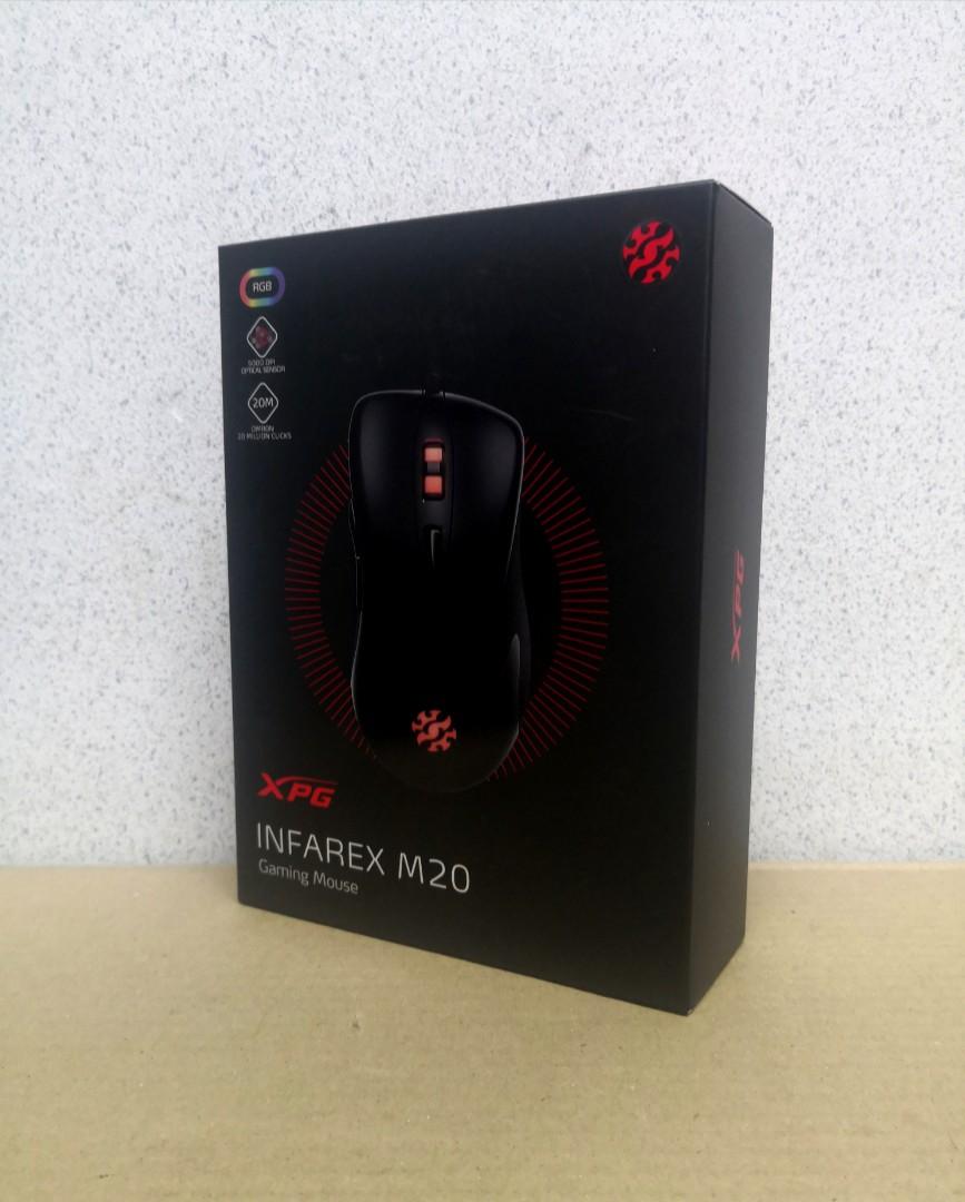 XPG INFAREX M20 RGB Gaming Mouse, Computers & Tech, Parts & Accessories ...