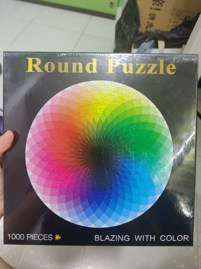 1000 Pieces Round Puzzle color wheel, Hobbies & Toys, Toys & Games on ...