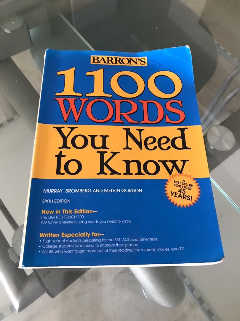 1100 words you need to know, Hobbies & Toys, Books & Magazines ...