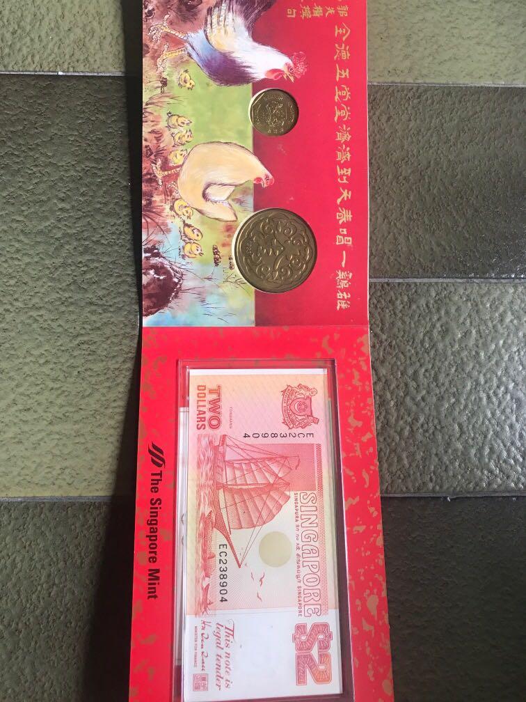 $1 coin n $2 note set 1993, Hobbies & Toys, Memorabilia & Collectibles ...