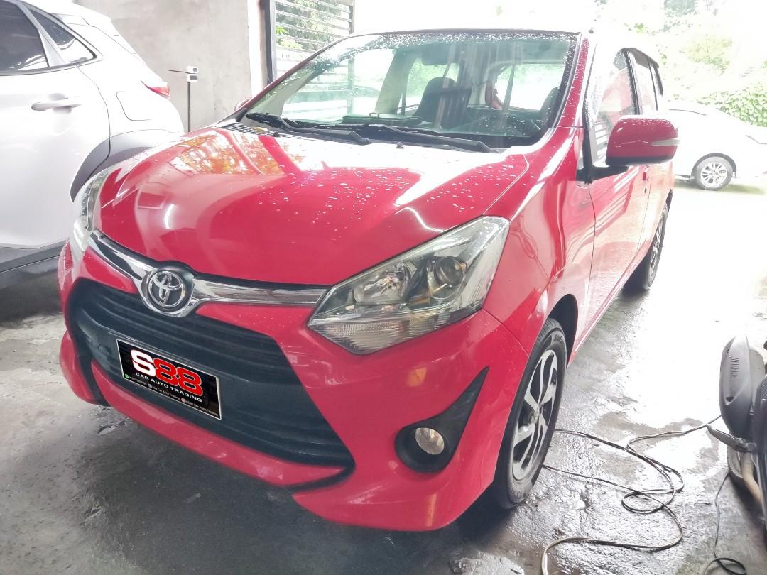 2019 Toyota wigo 1.0 G red Auto, Cars for Sale, Used Cars on Carousell