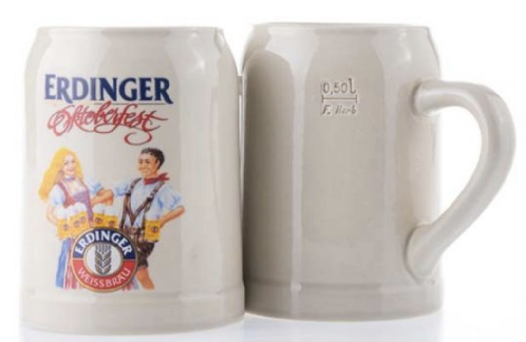 2 Erdinger Oktoberfest Beer Mugs, Furniture & Home Living, Kitchenware ...