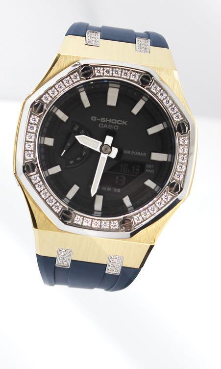 2 tone diamond series mod ga2100 ga2110 Casio gshock, Women's Fashion ...