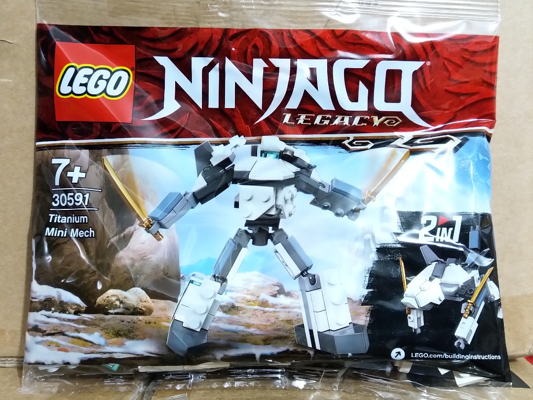 30591 LEGO Ninjago Titanium Mini Mech, 興趣及遊戲, 玩具 & 遊戲類 - Carousell
