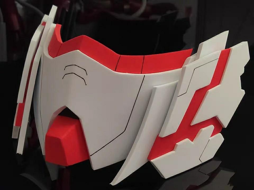 3D Gundam Face Cover mask, Hobbies & Toys, Toys & Games on Carousell