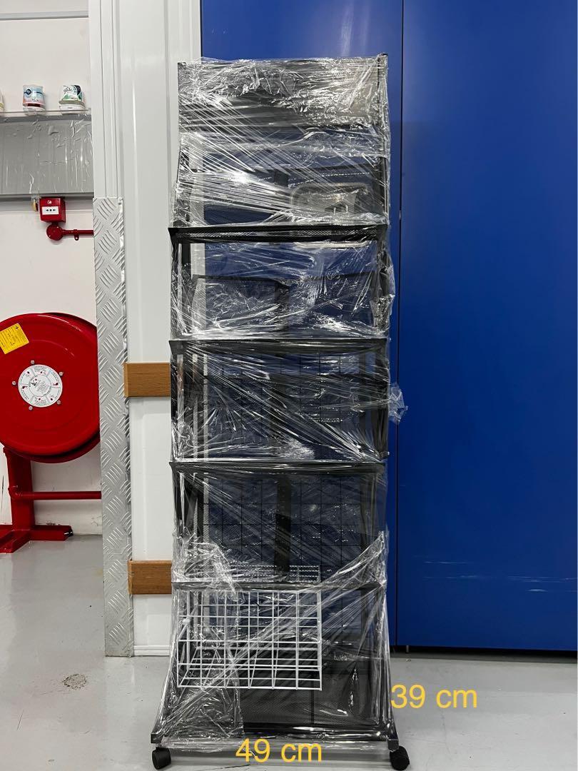 45 Degree Slanted Book Rack Display with wheels, Furniture & Home ...