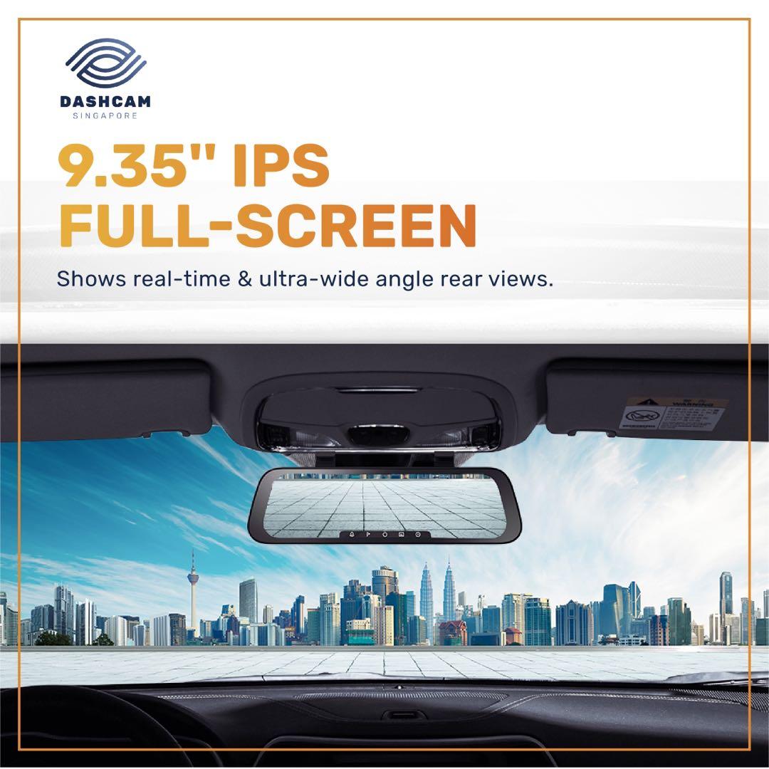 70mai Rearview Dashcam Wide D07 [Global Edition] / Mirror Dashcam / Car Camera with Reverse ...