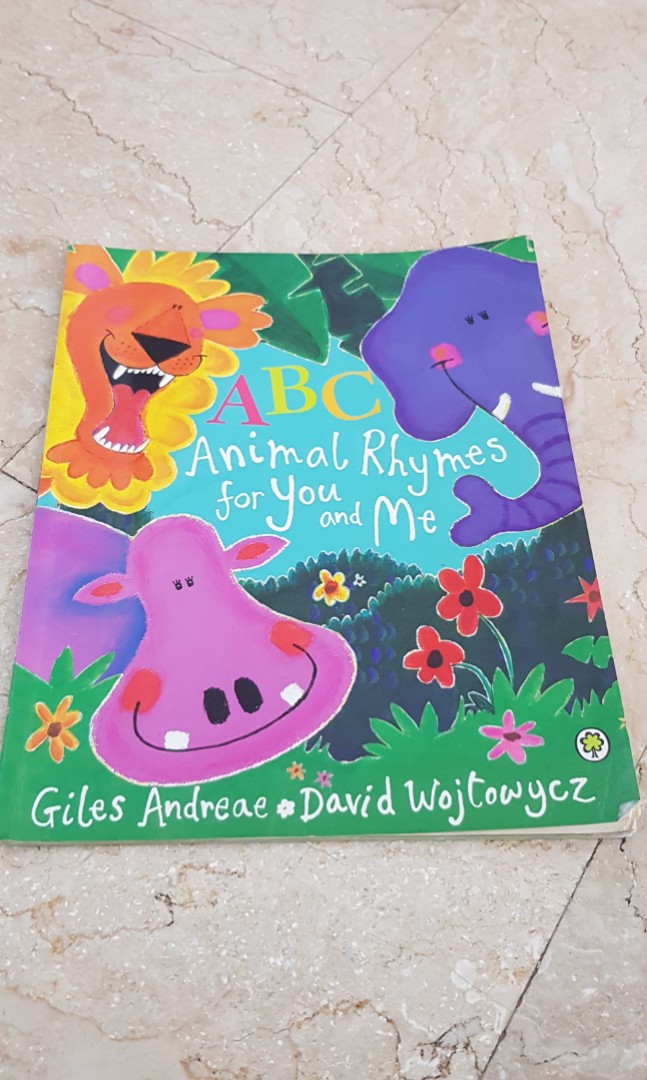 ABC animal rhymes for you and me, Hobbies & Toys, Books & Magazines ...
