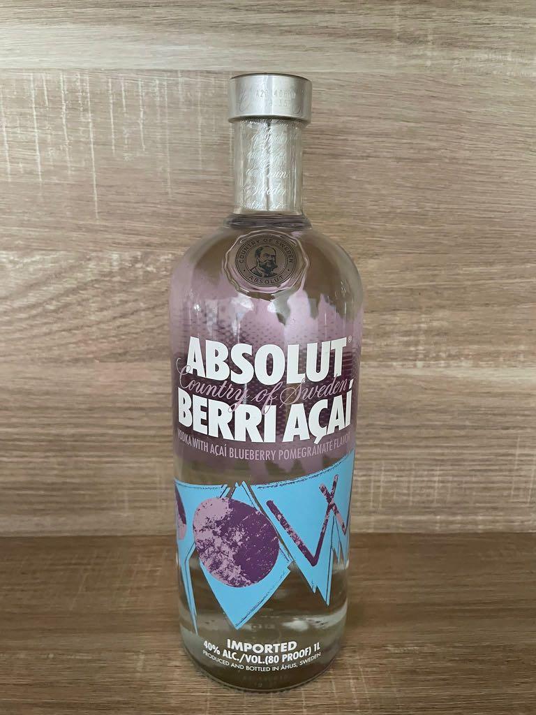 Absolut Vodka Berri Acai, Food & Drinks, Beverages on Carousell