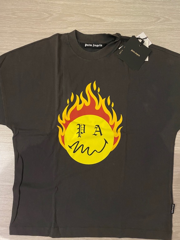 alm Angels Smiley Tee, Men's Fashion, Tops & Sets, Tshirts & Polo ...