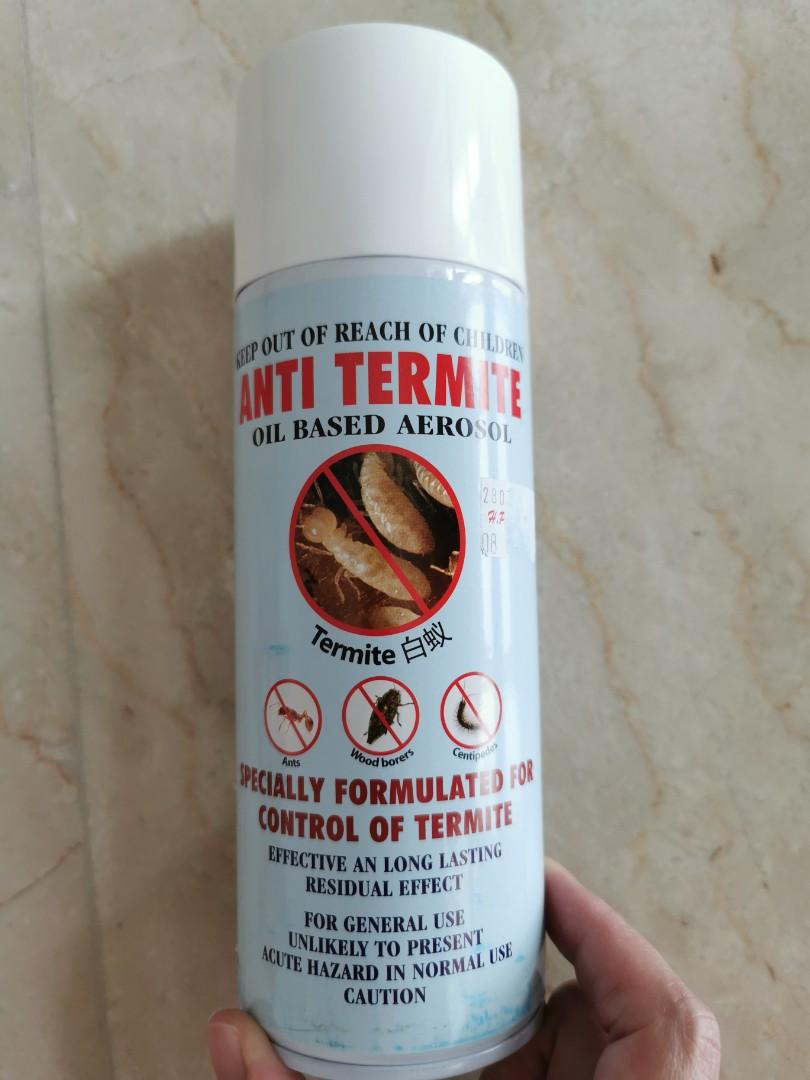 Anti Termite Oil Based Aerosol 450ml, Furniture & Home Living, Cleaning ...