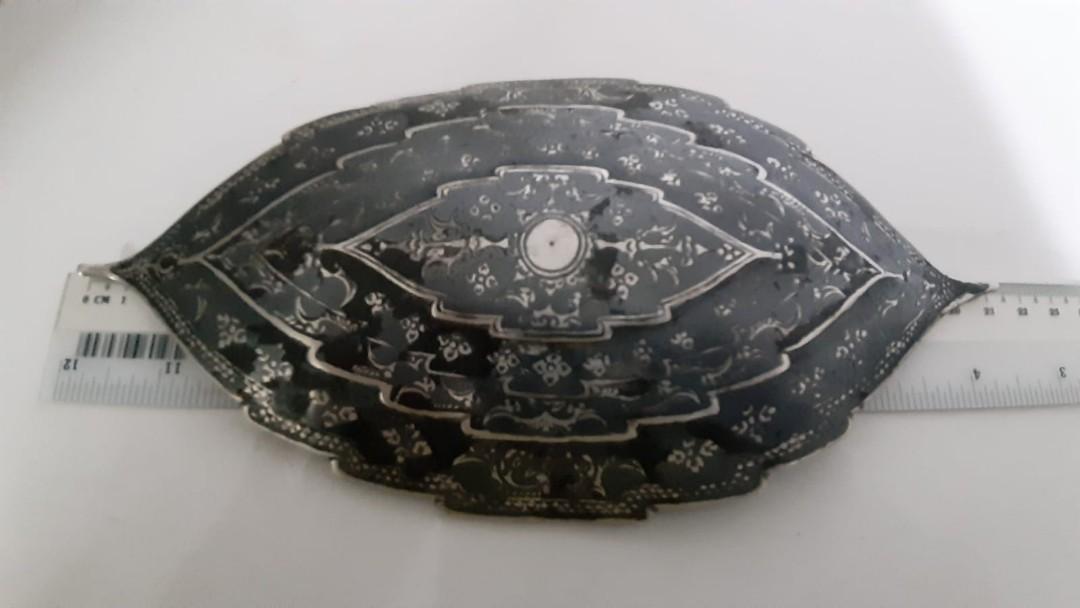 Antique Malay Niello Work Silver Belt Buckle, Hobbies & Toys ...