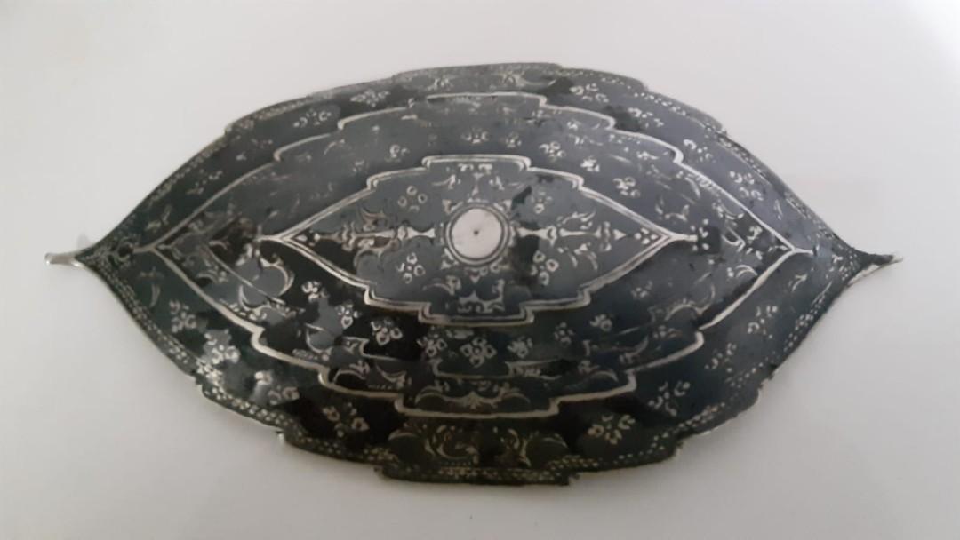 Antique Malay Niello Work Silver Belt Buckle, Hobbies & Toys ...