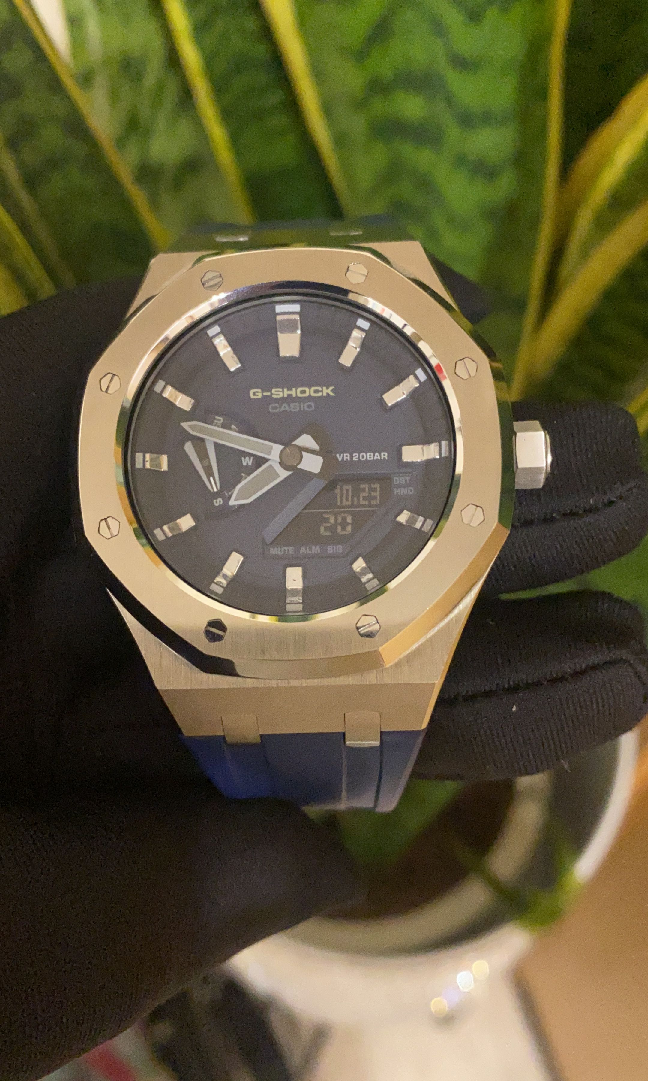 AP Diver custom mod Gshock Casio ga2100 ga2110 ga-2100 ga-2110 blue ...