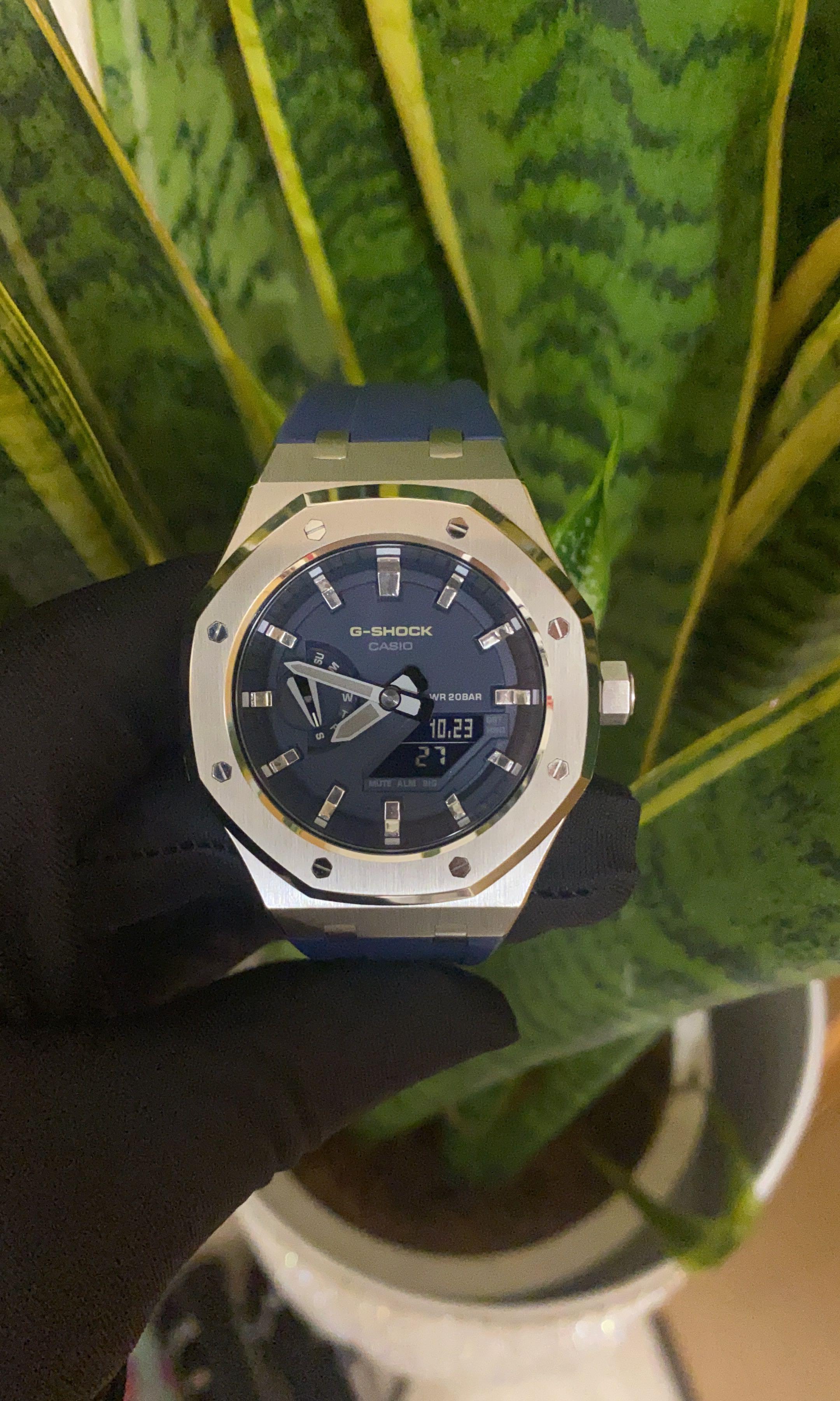 AP Diver custom mod Gshock Casio ga2100 ga2110 ga-2100 ga-2110 blue ...