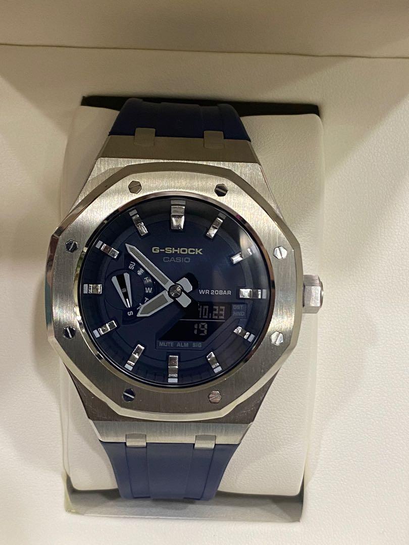 AP Diver custom mod Gshock Casio ga2100 ga2110 ga-2100 ga-2110 blue ...