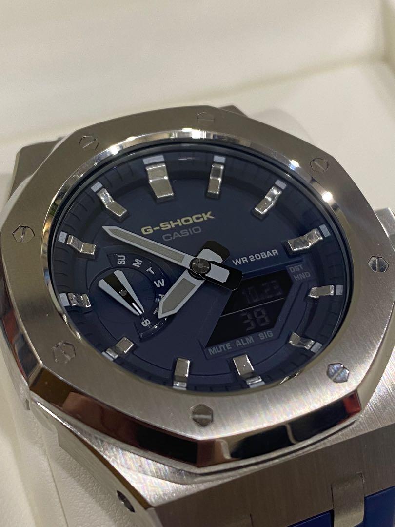 AP Diver custom mod Gshock Casio ga2100 ga2110 ga-2100 ga-2110 blue ...