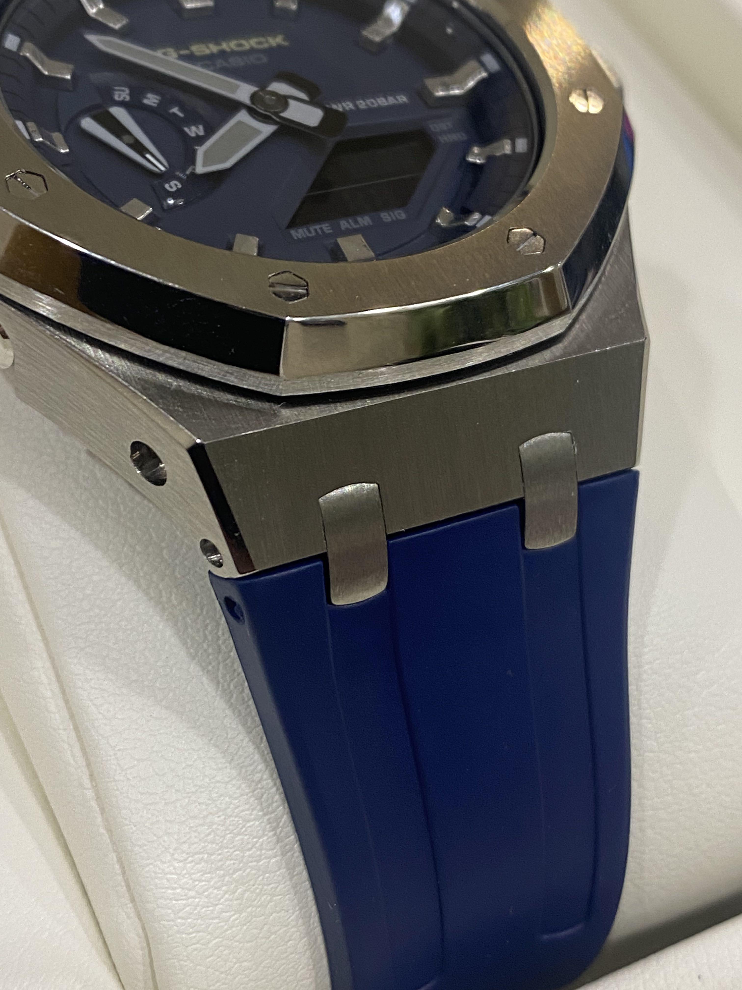 AP Diver custom mod Gshock Casio ga2100 ga2110 ga-2100 ga-2110 blue ...