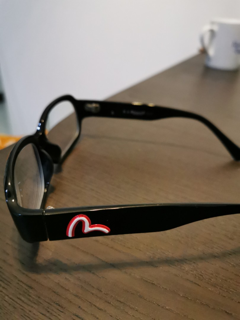 Authentic EVISU Spectacles, Men's Fashion, Watches & Accessories ...