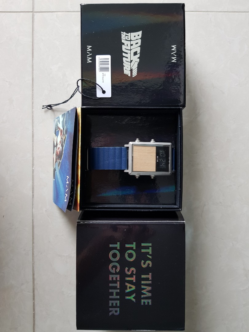 BACK TO THE FUTURE WATCH BLUE, Luxury, Watches on Carousell
