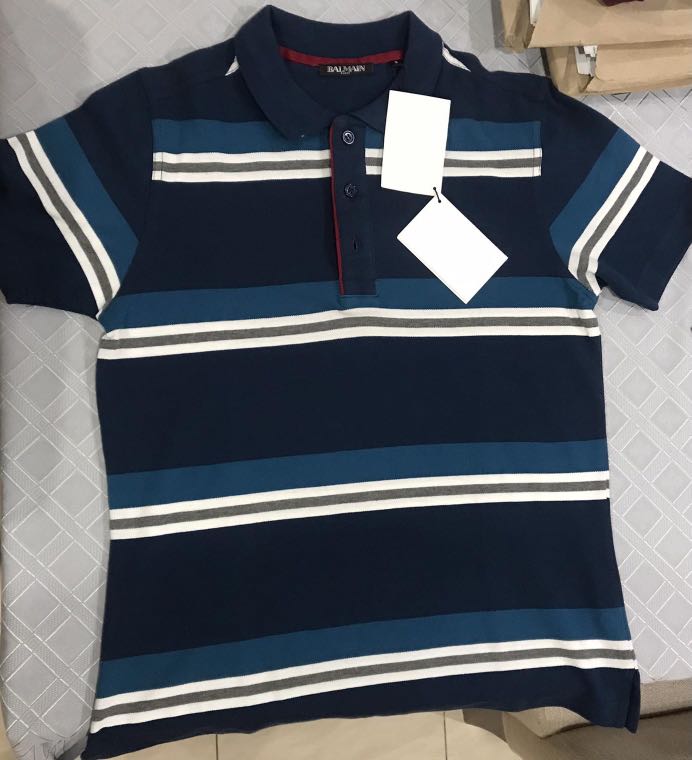 Balmain Paris Polo Shirt SMALL (BRAND NEW WITH TAG & AUTHENTIC), Men's ...