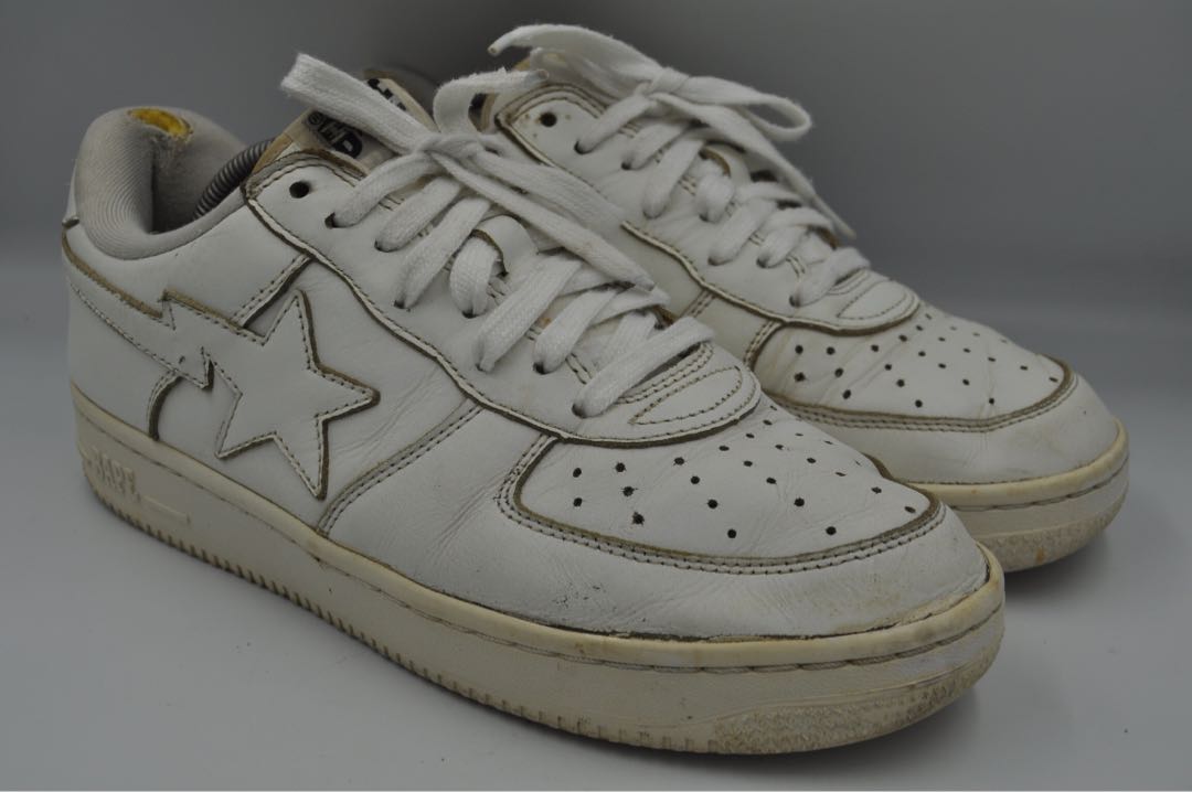 Bape - FS-001 - Bapesta Triple White, Men's Fashion, Footwear, Sneakers ...