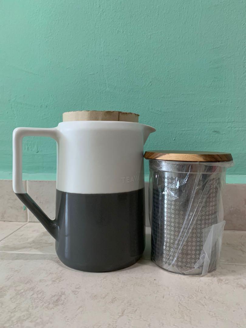 [BRAND NEW] Starbucks Teavanna Infuser Teapot., Furniture & Home Living ...