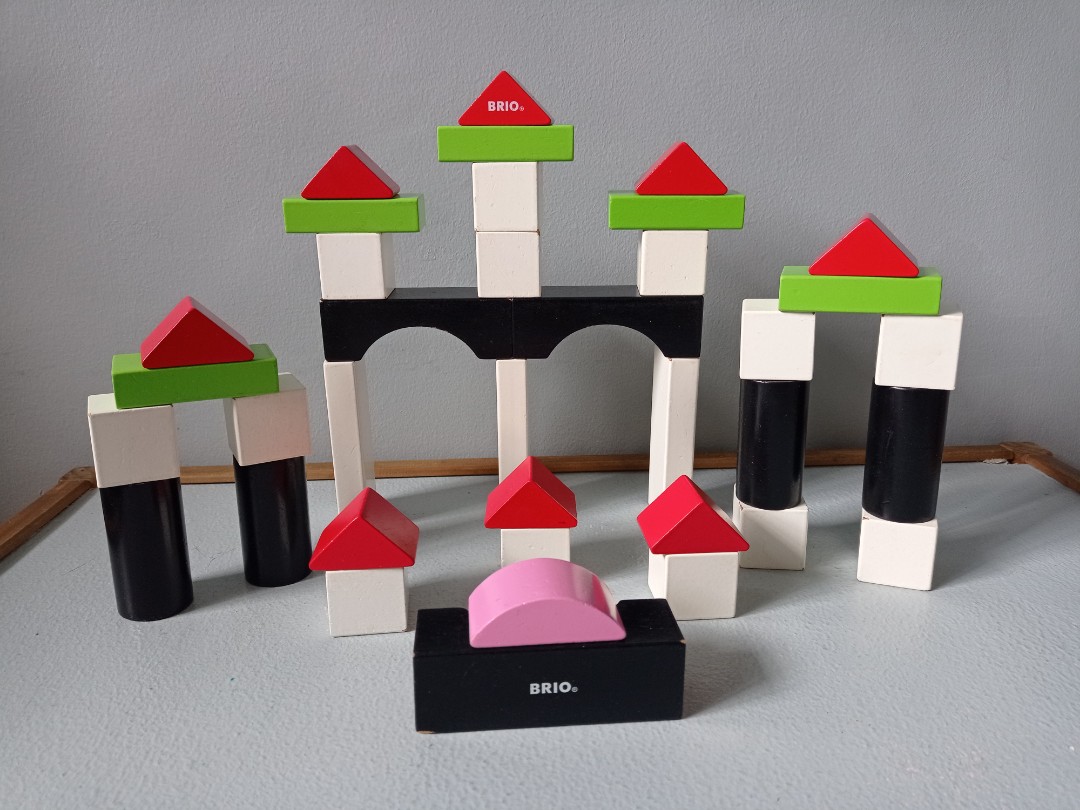 Brio Wooden Building Blocks, Hobbies & Toys, Toys & Games on Carousell