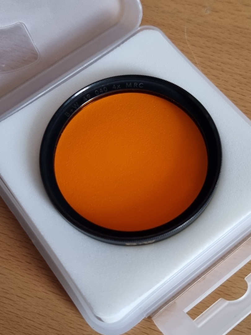 B+W 49mm Orange filter, Photography, Photography Accessories, Other ...