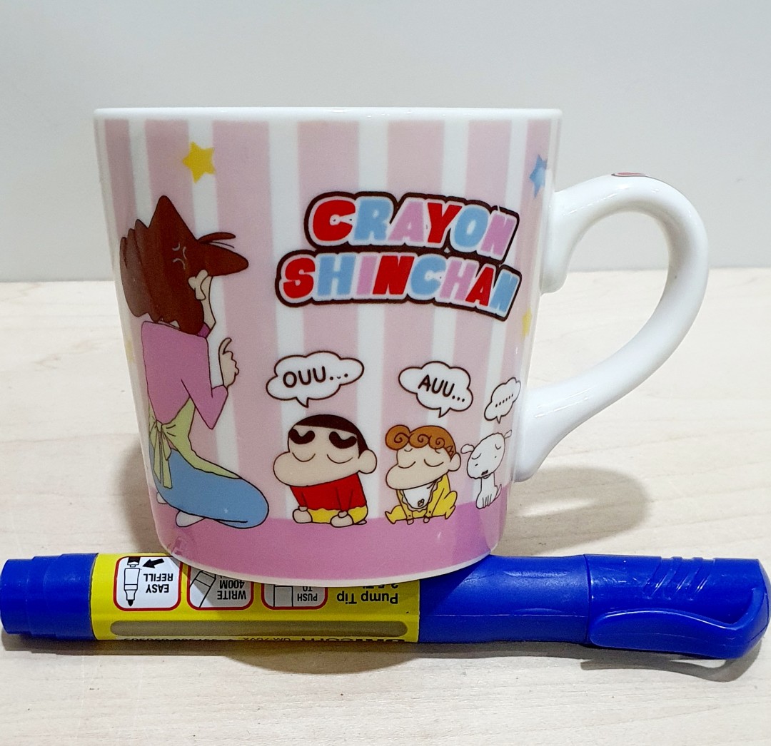 Crayon Shinchan Mug 8cm, Furniture & Home Living, Kitchenware ...