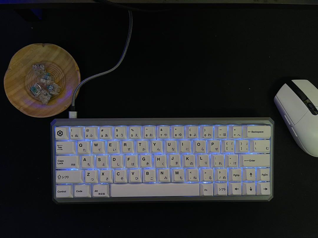 Custom GK64X wired, Computers & Tech, Parts & Accessories, Computer Keyboard on Carousell