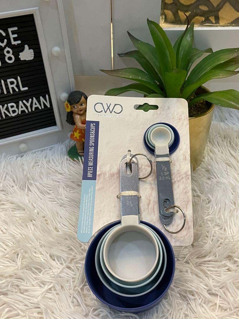 CWC - Cook With Color Measuring Cups and Spoon Set, Furniture & Home ...