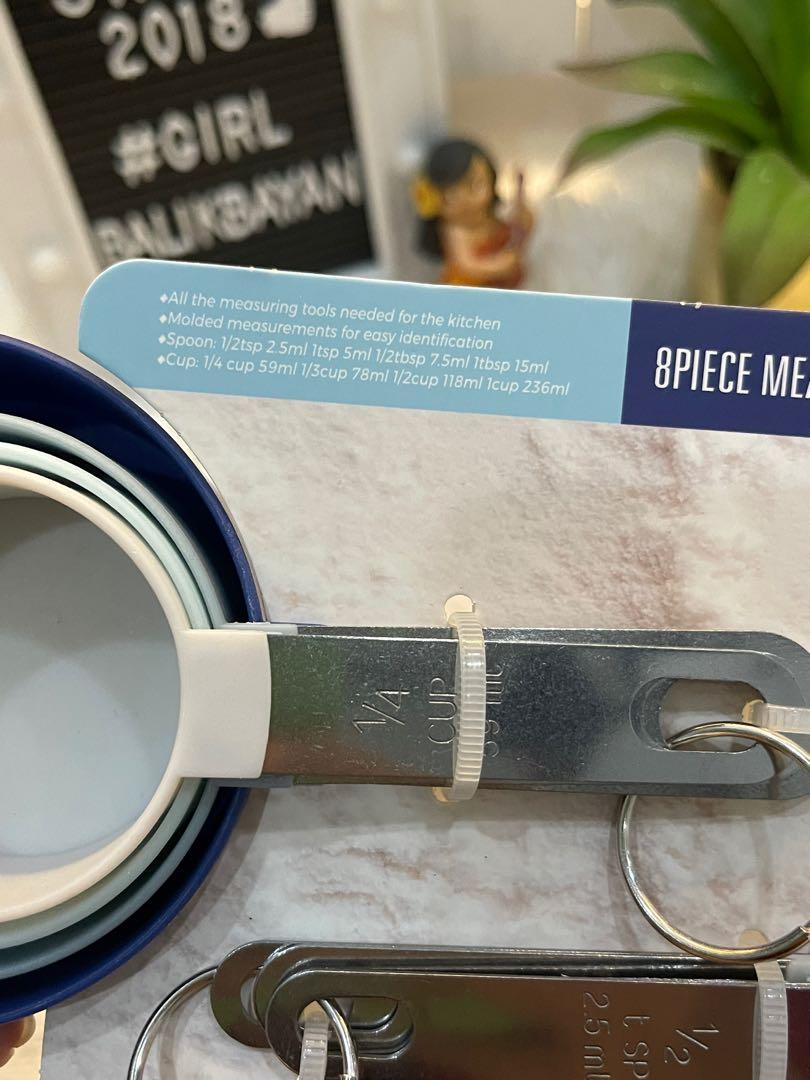 CWC - Cook With Color Measuring Cups and Spoon Set, Furniture & Home ...